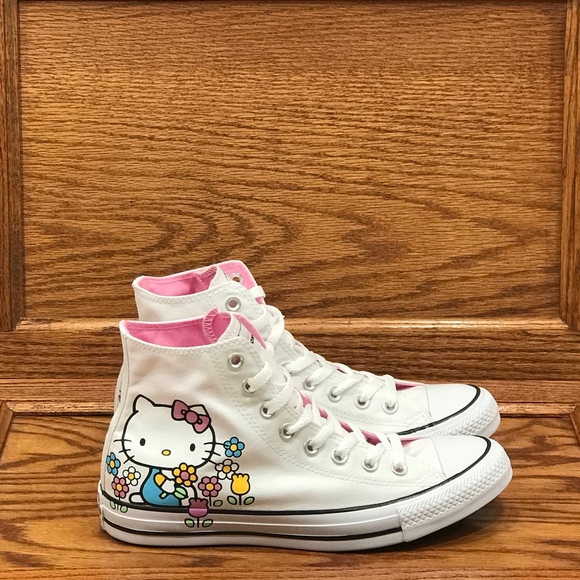 Converse | Shoes | Converse Chuck Taylor All Star Hi Hello Kitty Shoe ...
